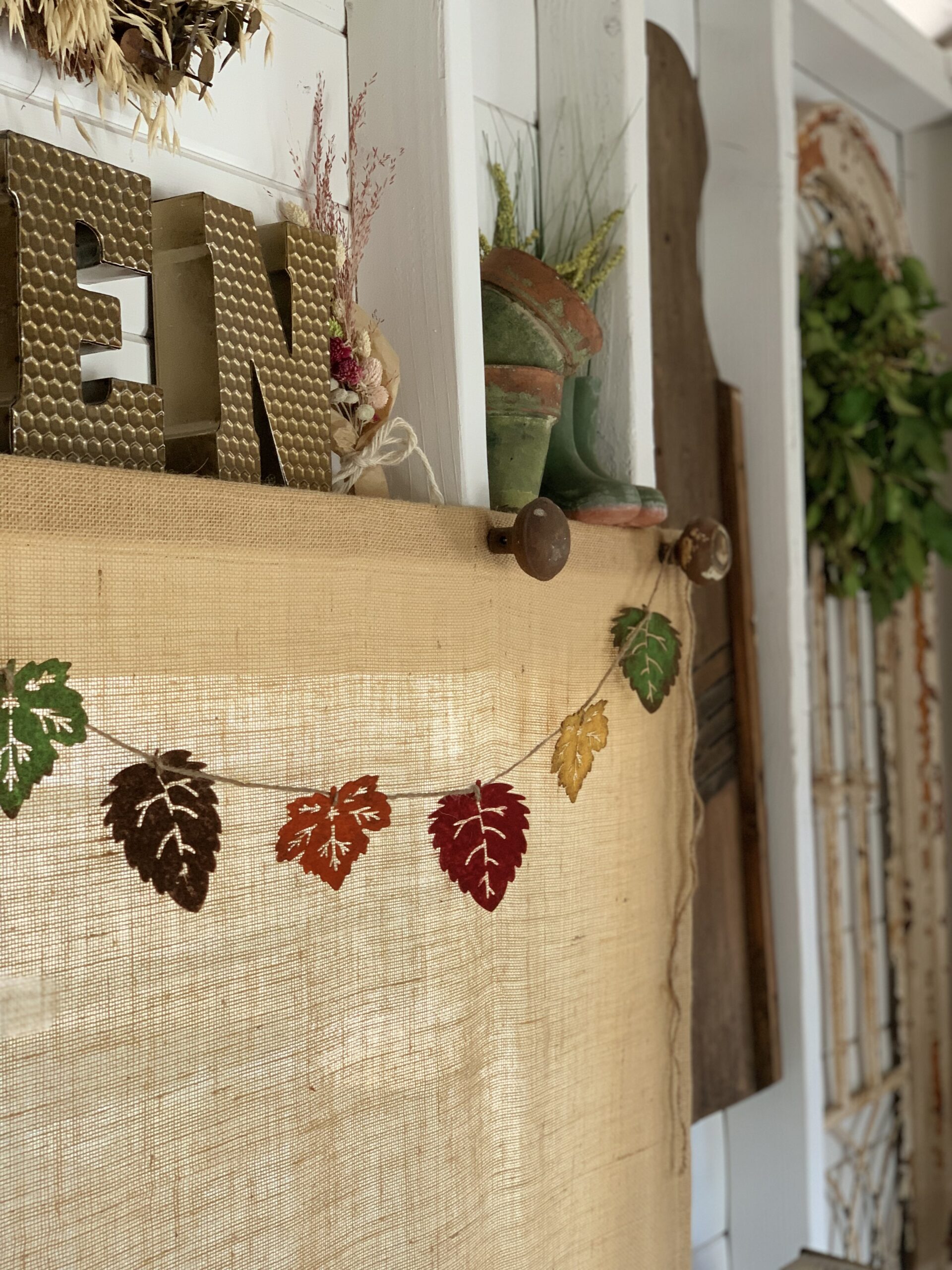 Easy Fall Garland DIY - Hootshack