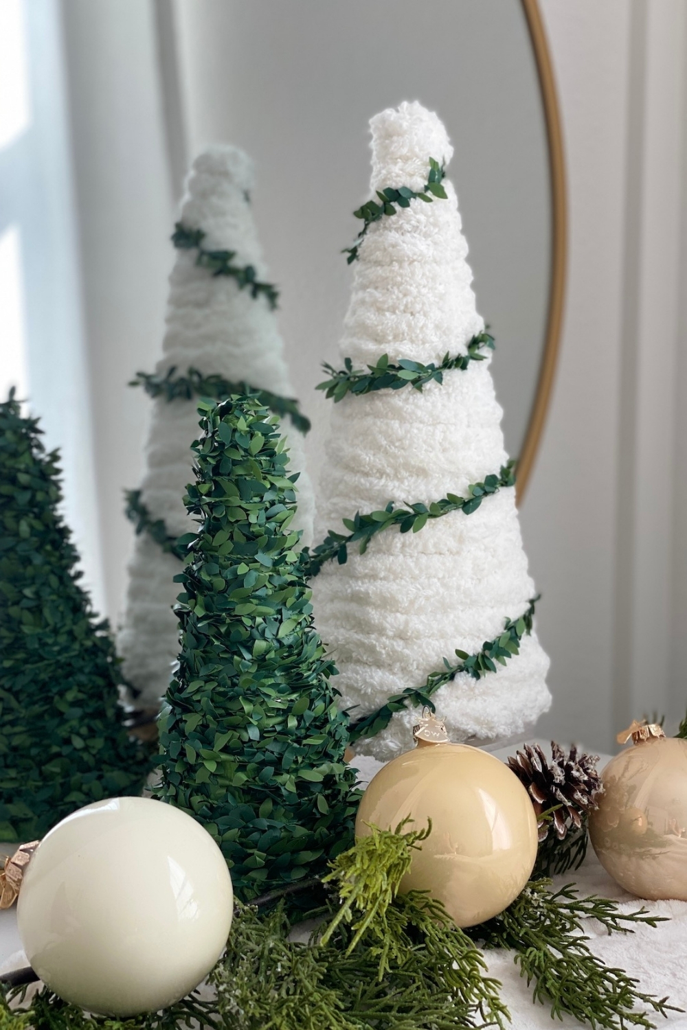 DIY Cone Christmas Trees Tutorials