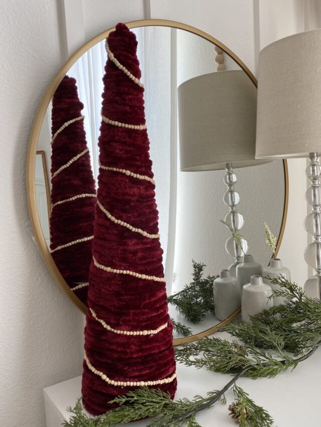 DIY Cone Christmas Trees Tutorials