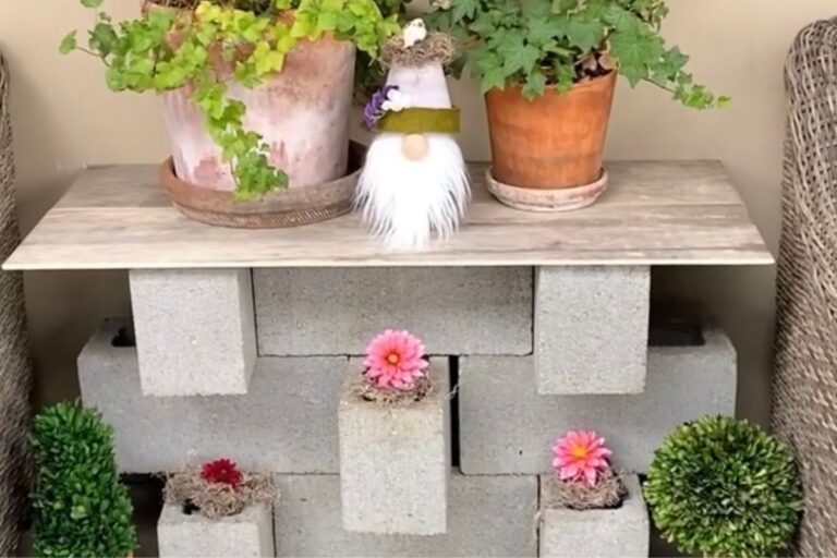 DIY Cinder Block Table Ideas | Tutorial Included