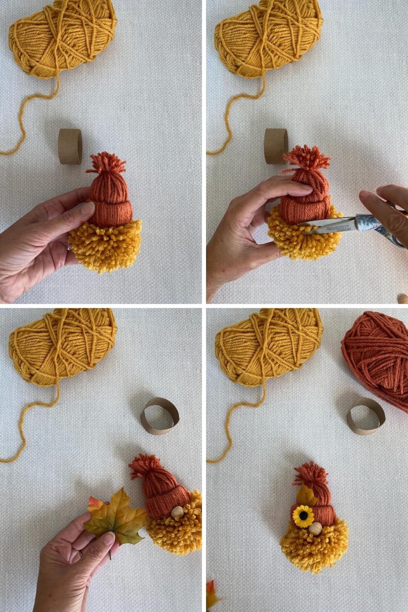 How To Make Yarn Gnomes Ornaments Or Garlands - Hootshack