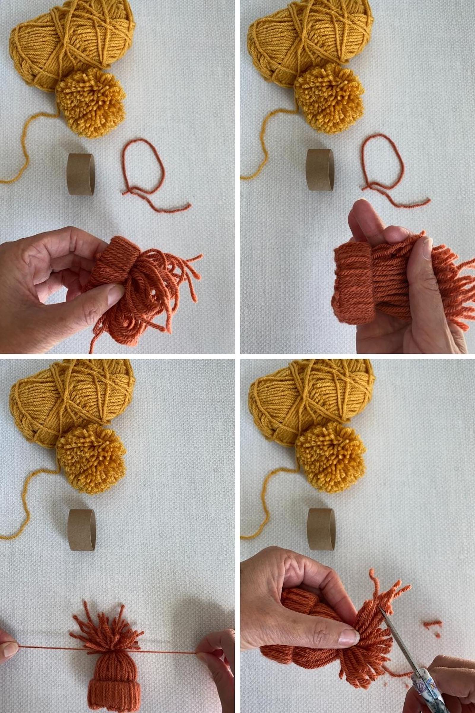 How To Make Yarn Gnomes Ornaments Or Garlands - Hootshack