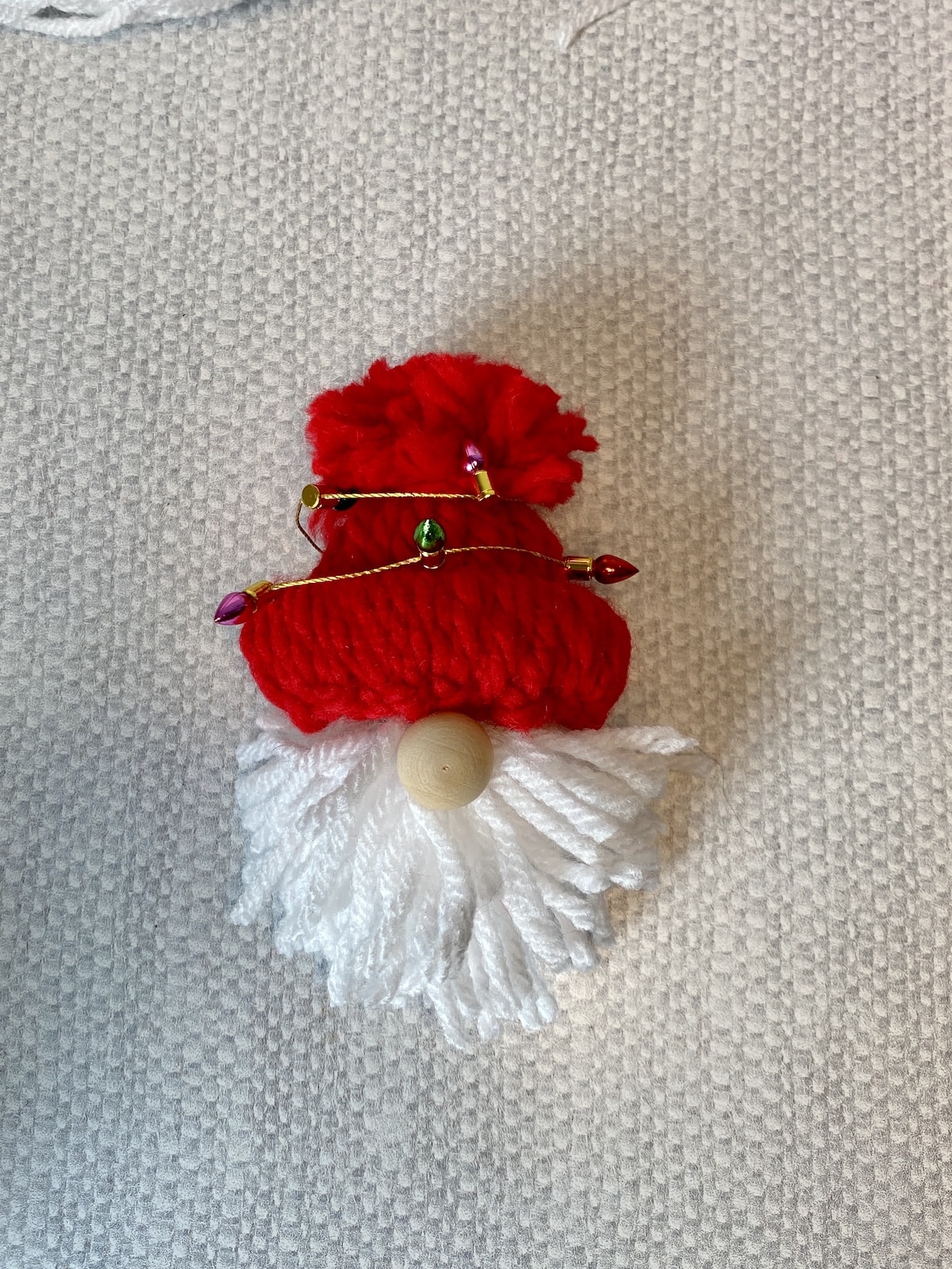 How To Make A Gnome Beard Out of Yarn - Hootshack