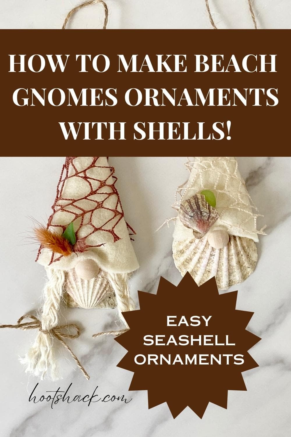 How To Make Beach Gnomes Ornaments