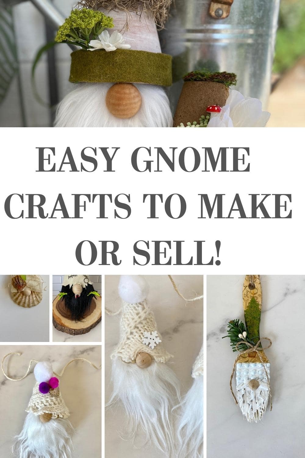 Easy Gnome Crafts To Make {Or Sell}: Tutorials Included!