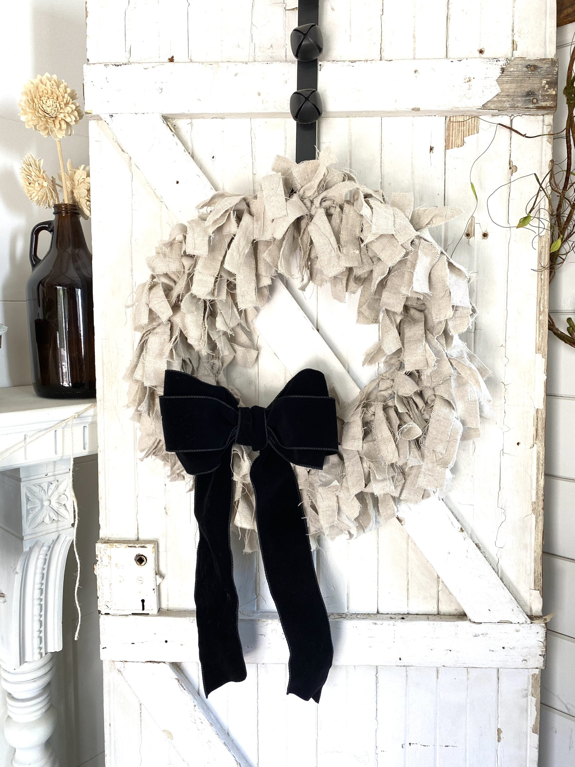 How To Make A Rag Wreath | Easy Tutorial